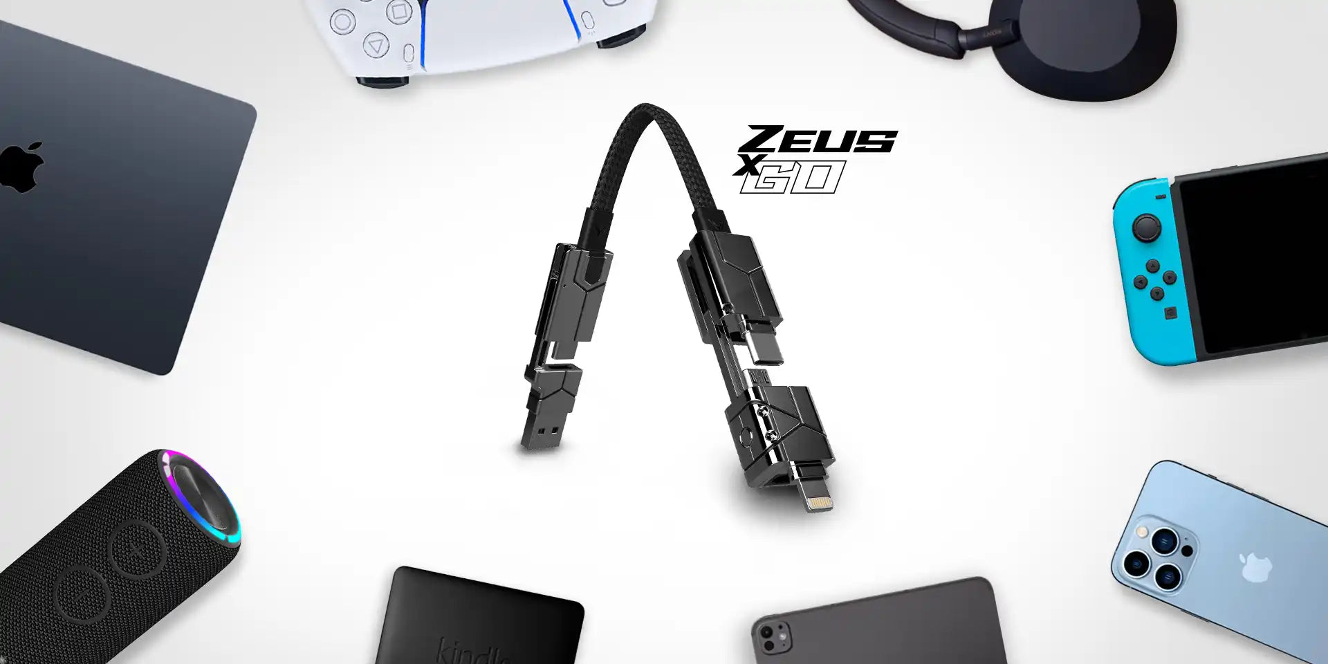 Futurizta Tech - Zeus-X Go Ultra 240W 6-in-1 Universal Cable